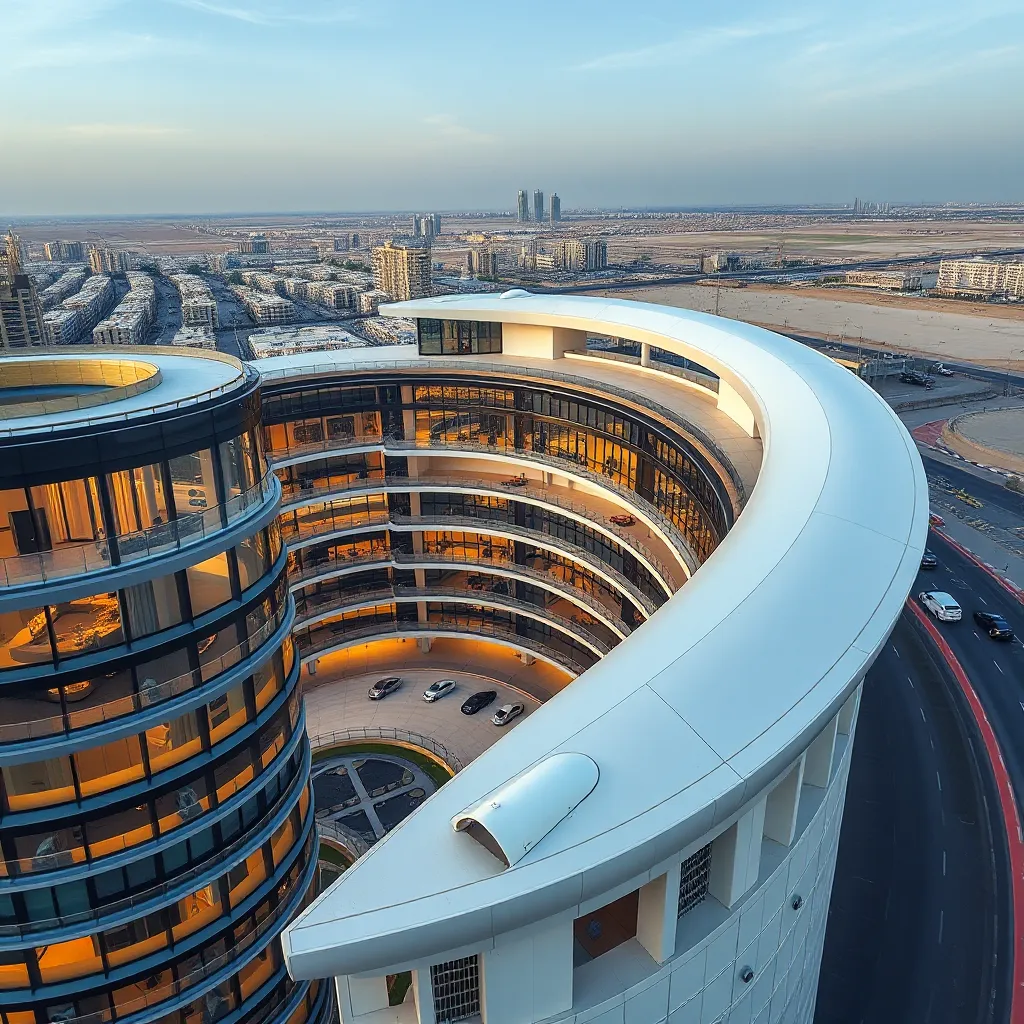 Architecture and Urban Growth in Al Quoz's Curve Building